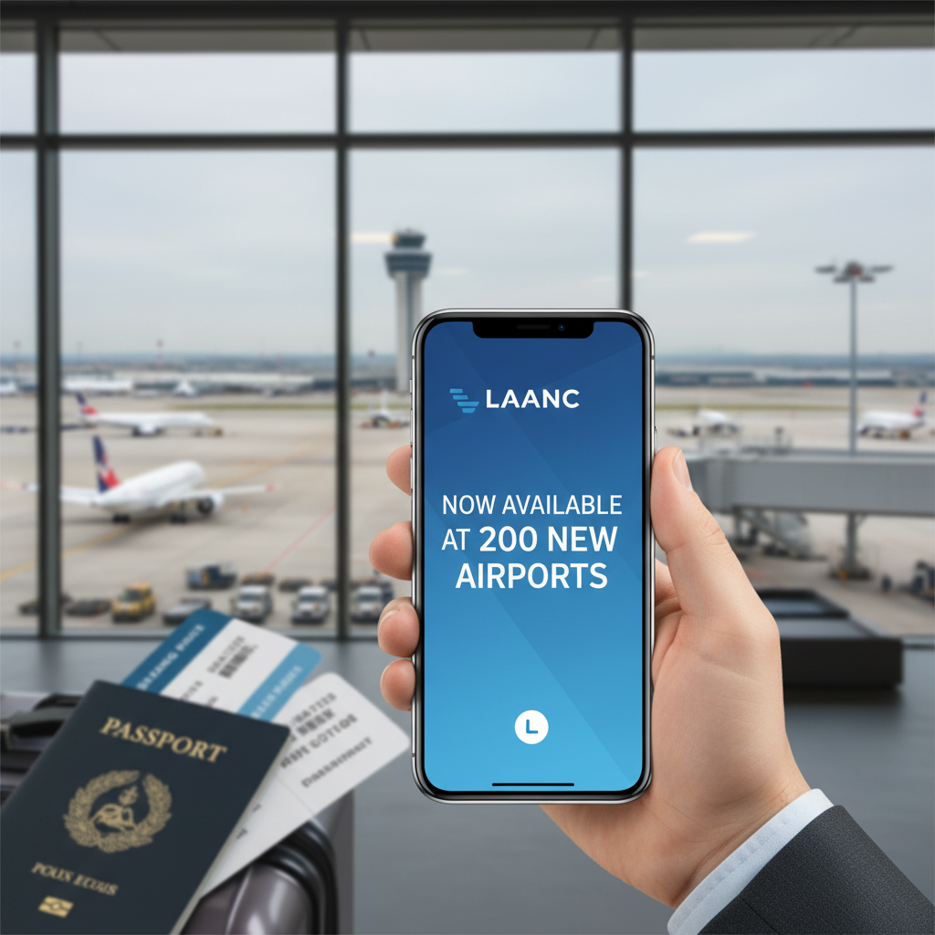 LAANC Now Available at 200 Additional Airports - Dronefaaregulations
